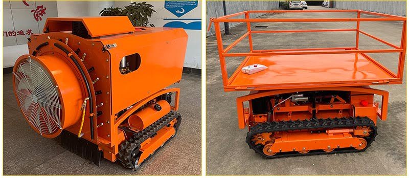 Track Electric Zero Turn Remote Control Mower- Yantai Rayho Machinery ...